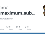 Github Xxrom 53 Maximum Subarray 53 Maximum Subarray