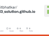 Github Sumitbhatkar Mod3 Solution Github Io