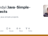 Github Vsandyi Java Simple Projects Console Java Simple Projects