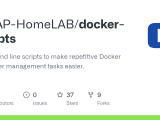 Github Qnap Homelab Docker Scripts Command Line Scripts To Make