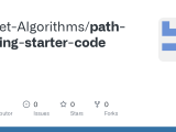 Github Pyglet Algorithms Path Finding Starter Code