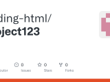 Github Coding Html Project123