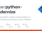 Github Tiobe Python Modernize Modernizes Python Code For Eventual