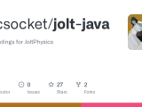 Github Aecsocket Jolt Java Java Bindings For Joltphysics