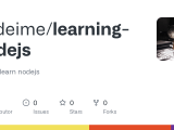 Github Codeime Learning Nodejs Code Of Learn Nodejs