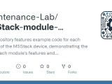 Github Maintenance Lab M5stack Module Examples This Repository