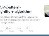 Github Flyfov Pattern Recognition Algorithm This Project Cotains 21
