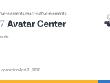 Avatar Center Issue 327 React Native Elements React Native