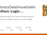 Github Gtlibrarydatavisualization Python Logic Workshop 2019 This