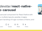 Github Webdevstar React Native Snap Carousel Swiper Carousel