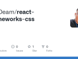 Github Devdeam React Frameworks Css