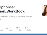 Github Amalphonse Python Workbook Python Workbook Solving Ardit