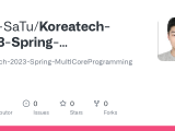 Github Dev Satu Koreatech 2023 Spring Multicoreprogramming Koreatech