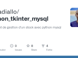 Github Seriadiallo Python Tkinter Mysql Un Projet De Gestion D Un