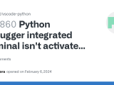Python Debugger Integrated Terminal Isn T Activated Using Venv Issue