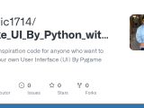 Github Phisic1714 Make Ui By Python With Pygame Module This Is