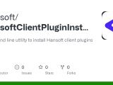 Github Hansoft Hansoftclientplugininstaller Command Line Utility To
