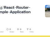 Github Isrfag React Router Example Application