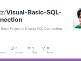 Github Rjluttz Visual Basic Sql Connection A Visual Basic Project To