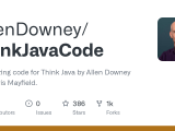 Github Allendowney Thinkjavacode Supporting Code For Think Java By