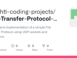 Github Srushti Coding Projects File Transfer Protocol Using Sockets