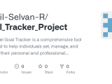 Github Tamil Selvan R Goal Tracker Project The Excel Goal Tracker Is