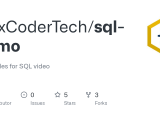 Github Hexcodertech Sql Demo Demo Files For Sql Video