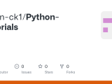 Github Kevin Ck1 Python Tutorials