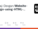 Github Yuvraj Devgan Website Design Using Html Css And Javascript