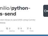 Github Comilio Python Sms Send Python Client Library To Send Sms