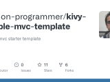 Packages Python Programmer Kivy Simple Mvc Template Github