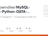 Github Deepwindlee Mysql With Python Data Mining Python 执行mysql语句 利用