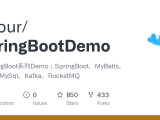 Github Xiaour Springbootdemo Springboot系列demo Springboot Mybatis