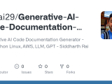 Github Sidrai29 Generative Ai Code Documentation Generator C Python