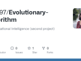 Github Asal97 Evolutionary Algorithm Computational Intelligence