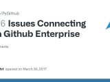 Issues Connecting With Github Enterprise Issue 546 Pygithub