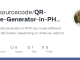 Github Freesourcecode Qr Code Generator In Php With Source Code A Qr
