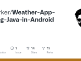 Github Frsarker Weather App Using Java In Android