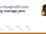 Github Nilsonspaghetticode String Manage Java