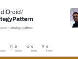 Github Mahdidroid Strategypattern Design Pattern Strategy Pattern