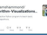 Github Williamshammond Algorithm Visualizations Python An