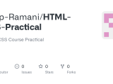 Github Deep Ramani Html Css Practical Html Css Course Practical