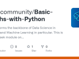 Github Aimlcommunity Basic Maths With Python Maths Forms The