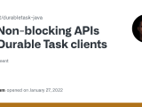 Non Blocking Apis For Durable Task Clients Issue 3 Microsoft