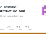Github Siewe Rostand Datastructure And Algorithm In Java All