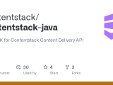 Github Contentstack Contentstack Java Java Sdk For Contentstack