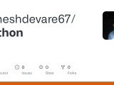 Github Ganeshdevare67 Python