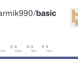 Github Dharmik990 Basic