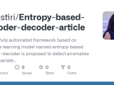 Github Zmestiri Entropy Based Encoder Decoder Article A Novel Fully