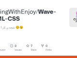 Github Codingwithenjoy Wave Html Css Preview نتیجه ی کار